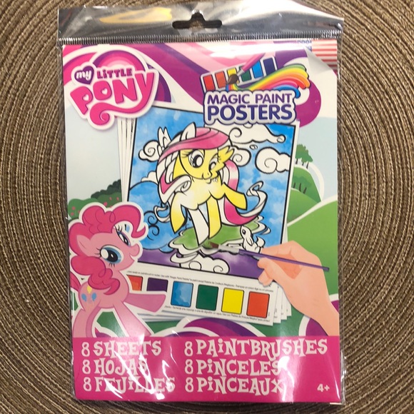 My Little Pony | Toys | My Little Pony Magic Paint Posters | Poshmark